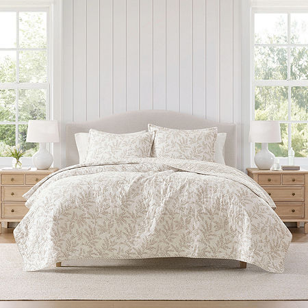 Click here for Martha Stewart Murray Leaves 3-pc. Quilt Set  One... prices