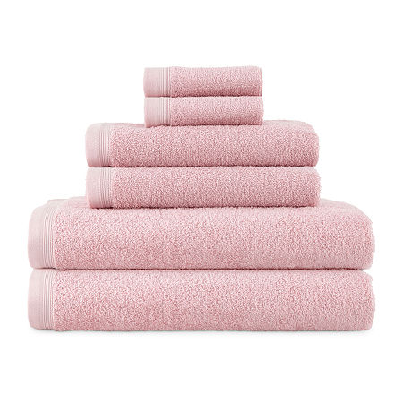 Click here for Home Expressions 6-pc. Solid Bath Towel Set  One S... prices