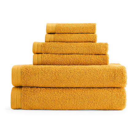 Click here for Home Expressions 6-pc. Solid Bath Towel Set  One S... prices