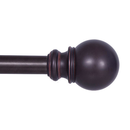 Kenney Bryce 3/4 Standard Decorative Window Curtain Rod - Bronze