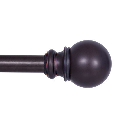 Kenney Bryce 3/4 Standard Decorative Window Curtain Rod - Bronze