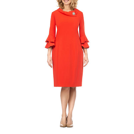 Click here for Giovanna Signature 3/4 Sleeve Shift Dress - Plus... prices