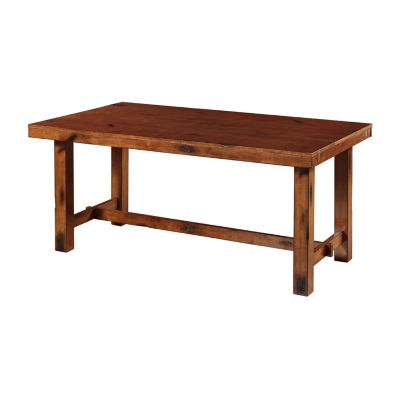 Distressed Dark Oak WoodKitchen Dining Table, Color: Dark Oak - JCPenney