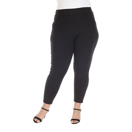 Click here for Plus Size White Mark Pull On Scuba Pants prices