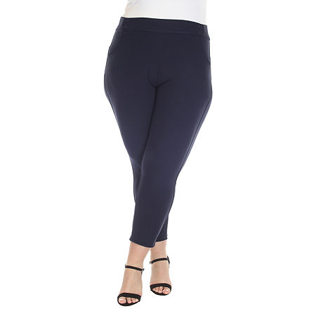 Click here for Plus Size White Mark Pull On Scuba Pants prices