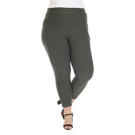 Click here for Plus Size White Mark Pull On Scuba Pants prices