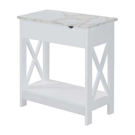 Convenience Concepts Oxford Flip Top End Table