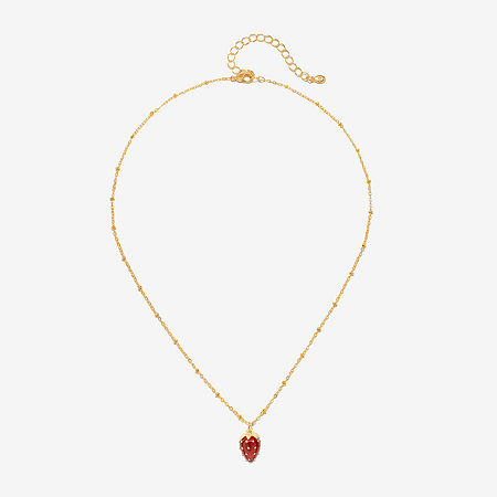 Click here for Bijoux Bar Womens 16 Inch Pendant Necklace  One Si... prices
