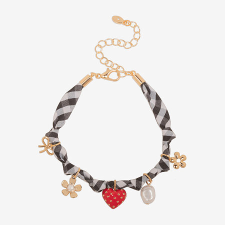 Click here for Bijoux Bar Womens Heart Charm Bracelet  One Size... prices