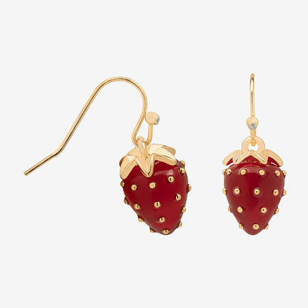 Click here for Bijoux Bar Womens Drop Earrings  One Size  Red prices