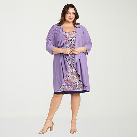 Click here for R & M Richards Womens Plus Paisley Jacket Dress  1... prices