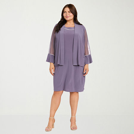 Click here for R & M Richards Womens Plus Jacket Dress  18w  Purp... prices