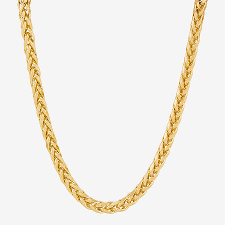 Click here for Womens 10K Gold 18 Inch Wheat Chain Necklace  One... prices
