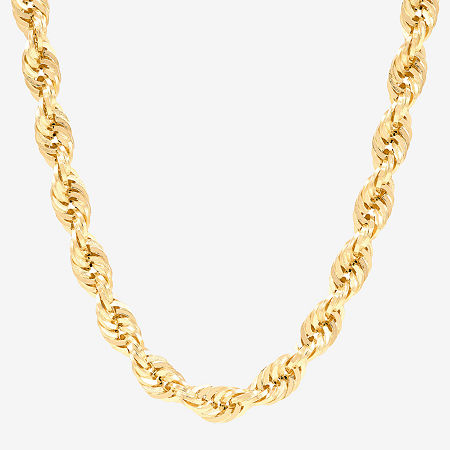 Click here for Womens 14K Gold 20 Inch Rope Chain Necklace  One S... prices