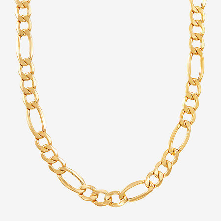 Click here for Womens 10K Gold 24 Inch Figaro Chain Necklace  One... prices