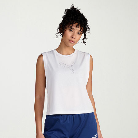 Click here for PUMA Womens Crew Neck Sleeveless Active Tank Top... prices