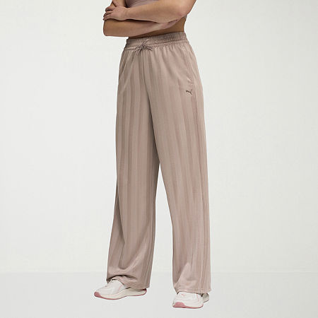 Click here for PUMA Womens Wide Leg Mid Rise Relaxed Fit Drawstri... prices