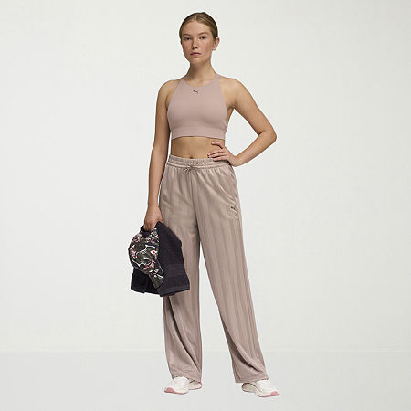 Click here for PUMA Womens Wide Leg Mid Rise Relaxed Fit Drawstri... prices