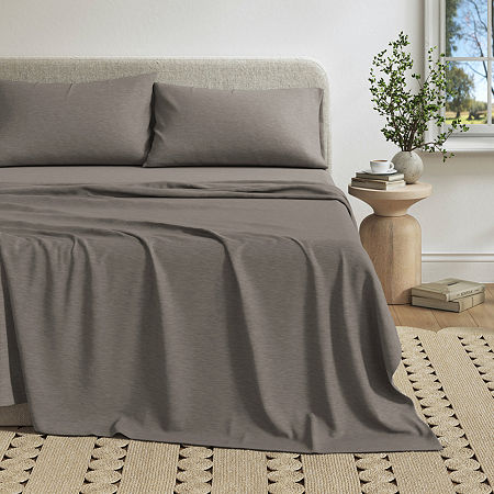 Click here for Linery Heathered Jersey Sheet Set  One Size  Gray prices