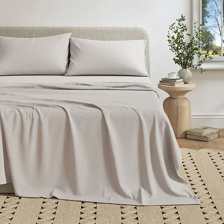 Click here for Linery Heathered Jersey Sheet Set  One Size  Gray prices