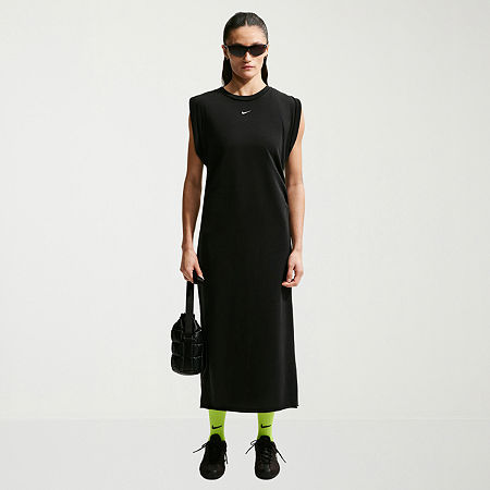 Click here for Womens Nike Chill Knit Maxi Dress  Large  Black prices