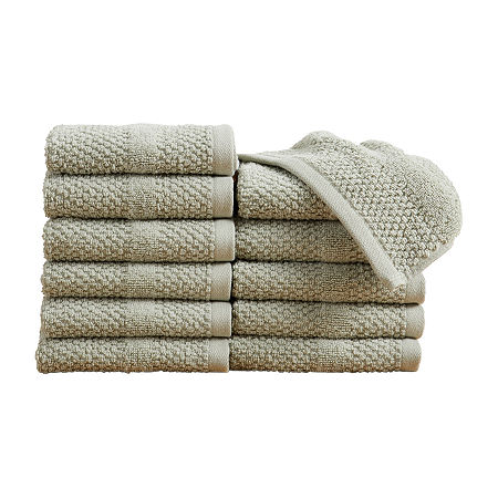 Click here for Linery Cotton Textured Weave 12-pc. Quick Dry Bath... prices