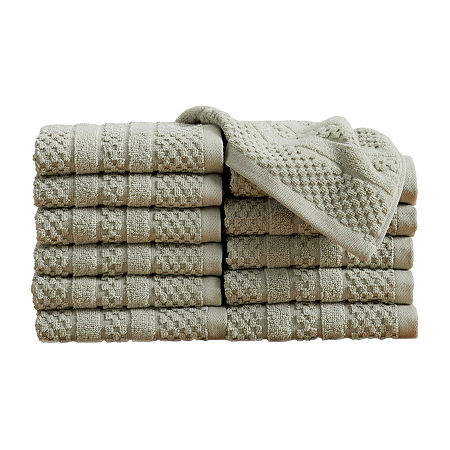 Click here for Linery Cotton Checkered Weave 12-pc. Quick Dry Bat... prices