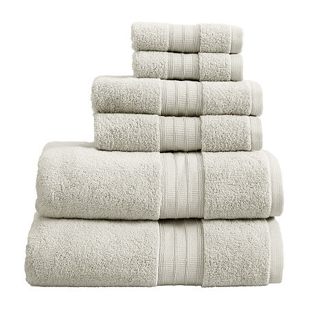 Click here for Linery Cotton Plush 6-pc. Quick Dry Bath Towel Set... prices