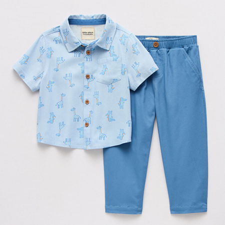 Click here for Little Stitch Toddler Boys 2-pc. Pant Set  3t  Blu... prices