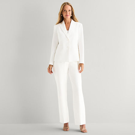 Click here for Le Suit Straight Leg Womens 2-pc. Pant Suit  8  Wh... prices