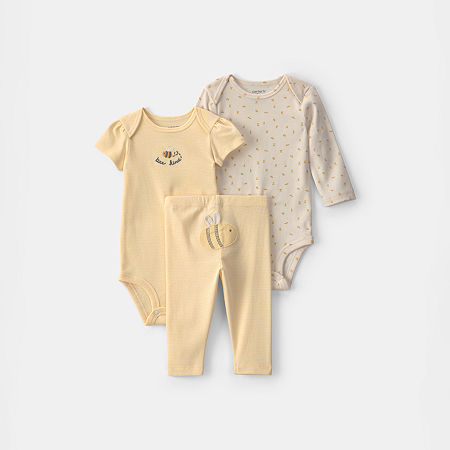 Click here for Carters Baby Girls Bee Bodysuit & Pant 3-Piece Set... prices