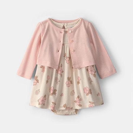 Click here for Carters Baby Girls Floral Dress 2-Piece Set - Pink... prices