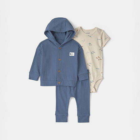 Click here for Carters Baby Boys Bodysuit  Cardigan and Pants  3-... prices