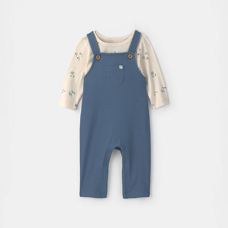 Click here for Carters Baby Boys Top and Overall 2-Piece Set - Bl... prices
