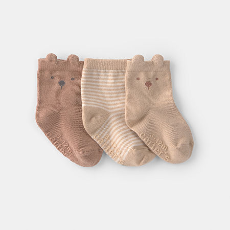 Click here for Carters Baby Unisex 3 Pair Baby Booties  Newborn... prices
