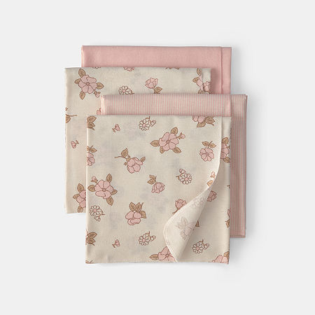 Click here for Carters Baby Girls Flowers Receiving Blankets  4-P... prices