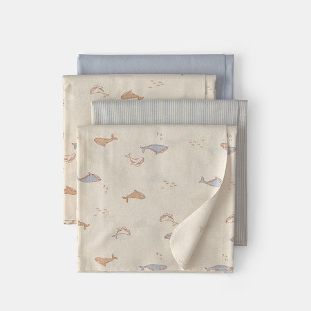 Click here for Carters Baby Boys Whale Receiving Blankets  4-Pack... prices