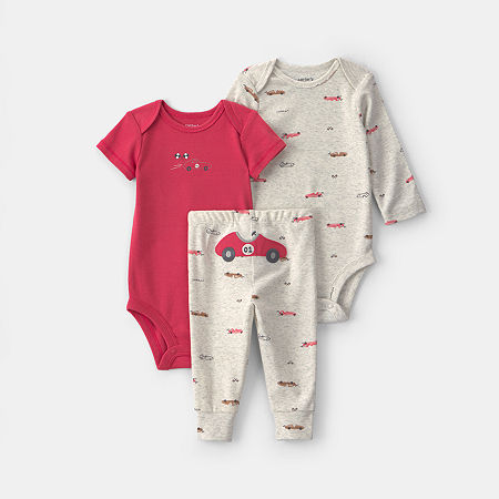 Click here for Carters Baby Boys Race Car Bodysuit & Pant 3-Piece... prices