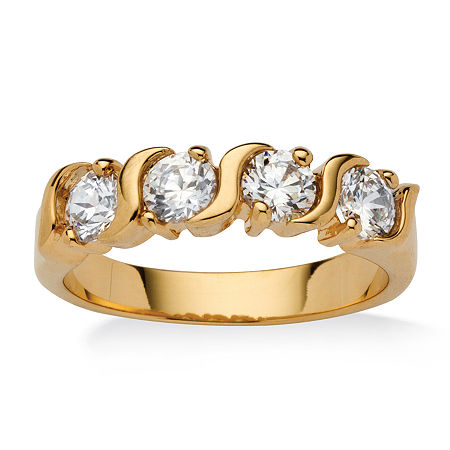 Click here for Womens 2.5MM 1 CT. T.W. Cubic Zirconia 18K Gold Ov... prices