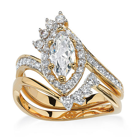 Click here for Womens 1 3/4 CT. T.W. Cubic Zirconia 14K Gold Over... prices