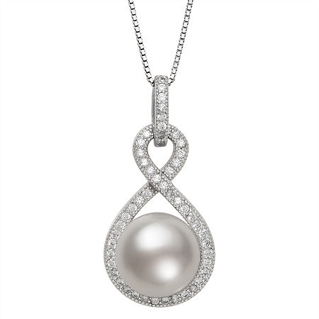 Click here for Womens White Cultured Freshwater Pearl Sterling Si... prices