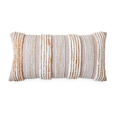 Click here for CHF Space-Dyed Tufted Bolster Pillow  One Size  Pi... prices