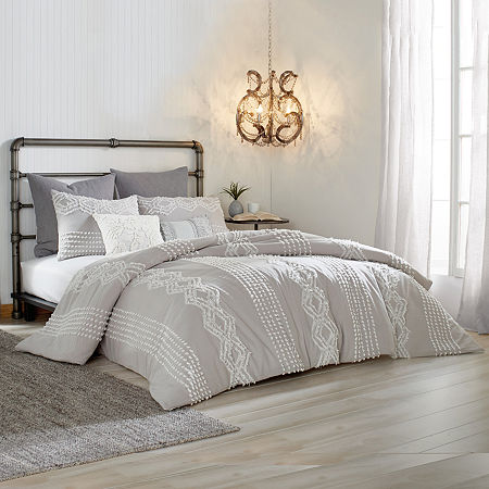 Click here for Peri Home Cut Geo Cotton Sham  Standard - Grey prices