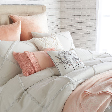 Click here for Peri Home Chenille Lattice Comforter Set  Twin prices