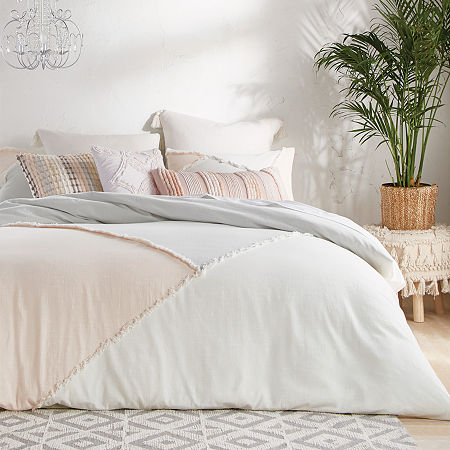 Click here for Peri Home Color Block Fringe Comforter Set  King prices