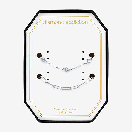 Click here for Diamond Addiction Womens 2-pc. Diamond Accent Whit... prices