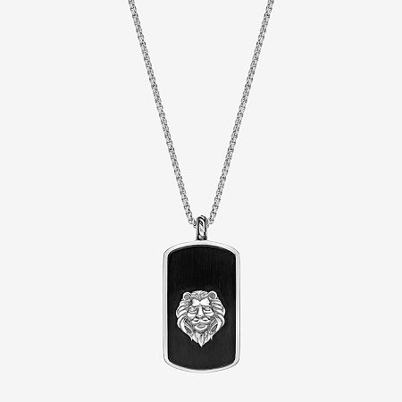 Click here for Lion Mens White Cubic Zirconia Stainless Steel Dog... prices