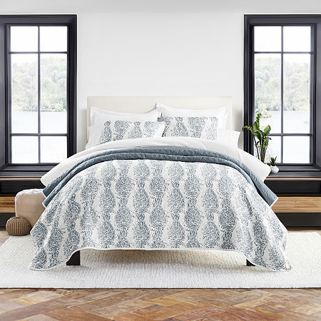 Click here for ienjoy Home Distressed Diamond Reversible 3-Pc. Li... prices