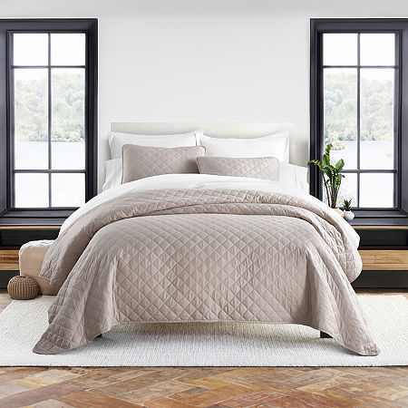 Click here for ienjoy Home Diamond Stitch 3-Pc. Lightweight Quilt... prices