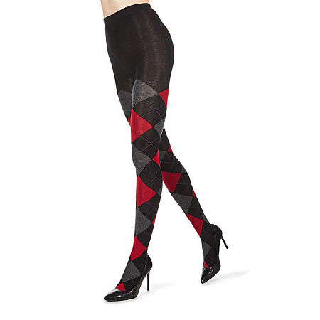 Click here for MeMoi Womens Textured Argyle Sweater 1 Pair Argyle... prices